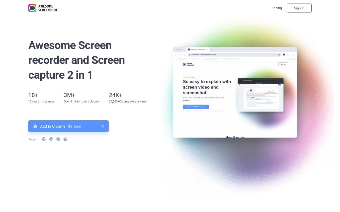 AwesomeScreenshot - Aslam.ai