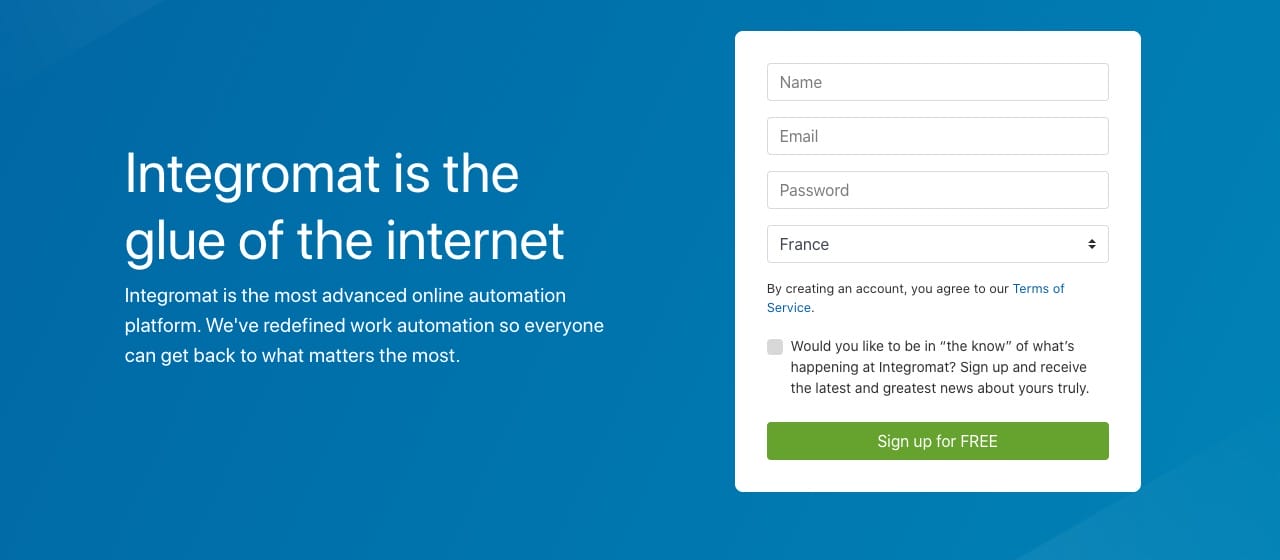 Integromat - Aslam.ai